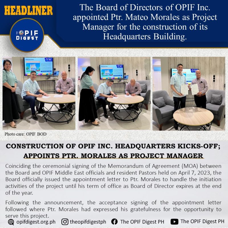 OPIF PHILIPPINE GENERAL CONFERENCE 2023 COMMENCES! – The OPIF Digest