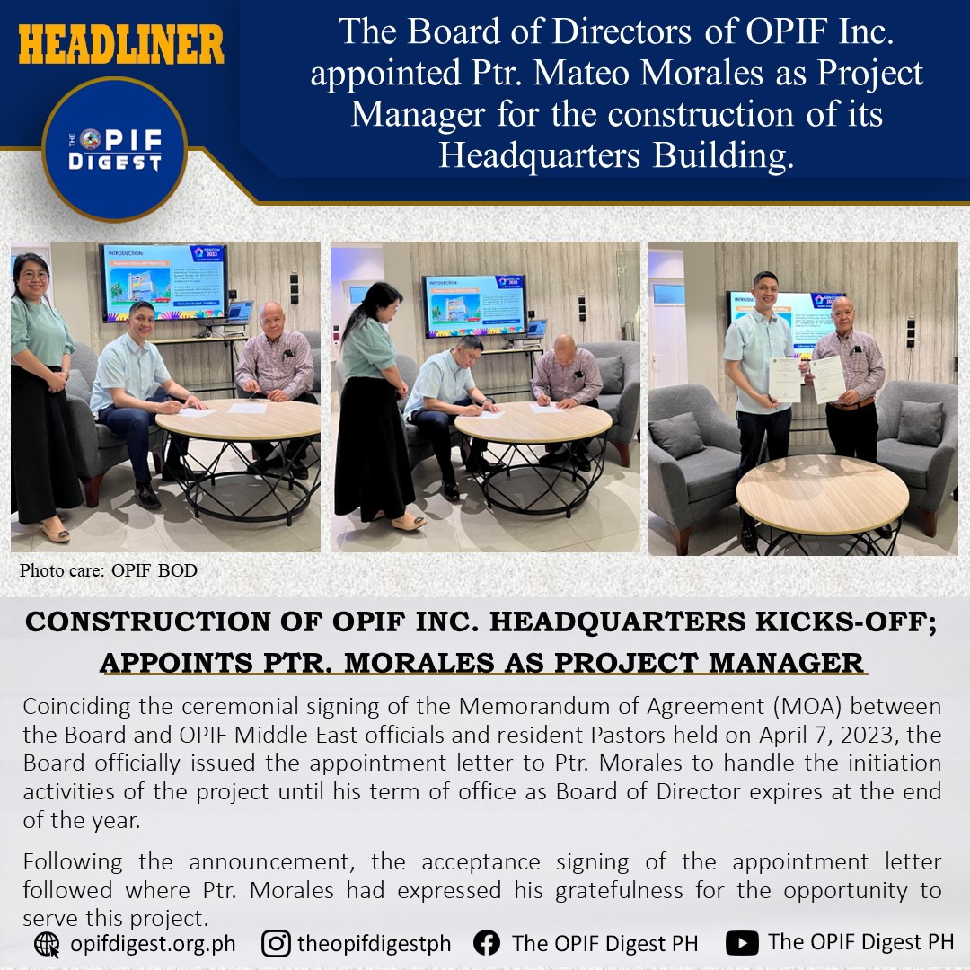 OPIF PHILIPPINE GENERAL CONFERENCE 2023 COMMENCES! – The OPIF Digest